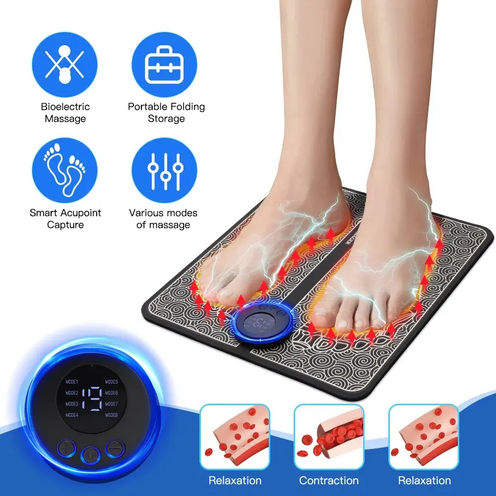 Popular Products 2024 Remote Control Pulse Acupuncture Foot Massager ...