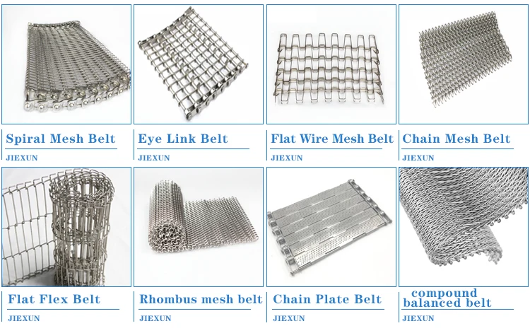 Conveyor Belt High Temp Wire Stainless Chain Plate Spiral Conveyor ...