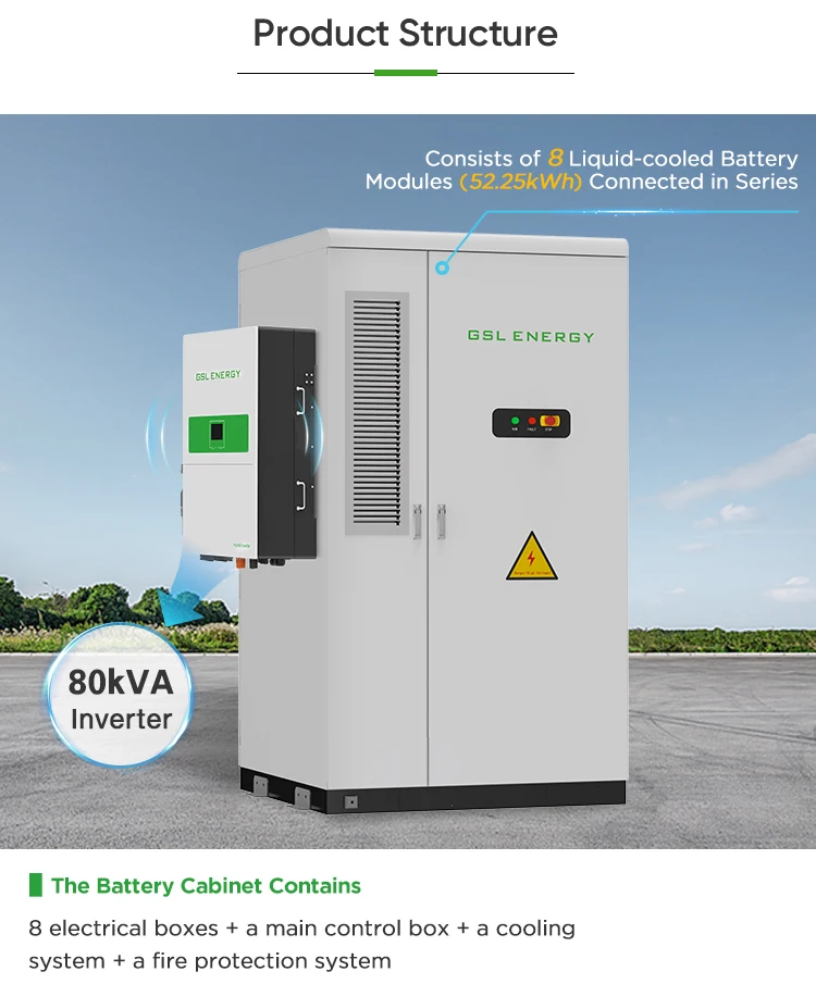 GSL ENERGY 418kwh Liquid Cooling BESS System for Industry