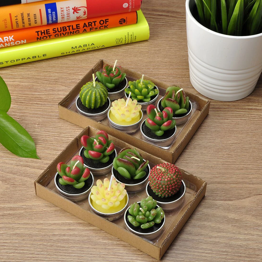 Shiyan Oem Cute Handmade Aromatherapy Candle Succulent Small Plant ...