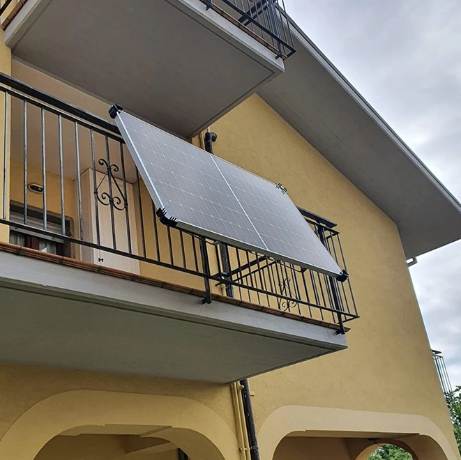 Soeasy Pv Anlage Balkon Fotovoltaico Balcone Photovoltaic Panel Balcony ...