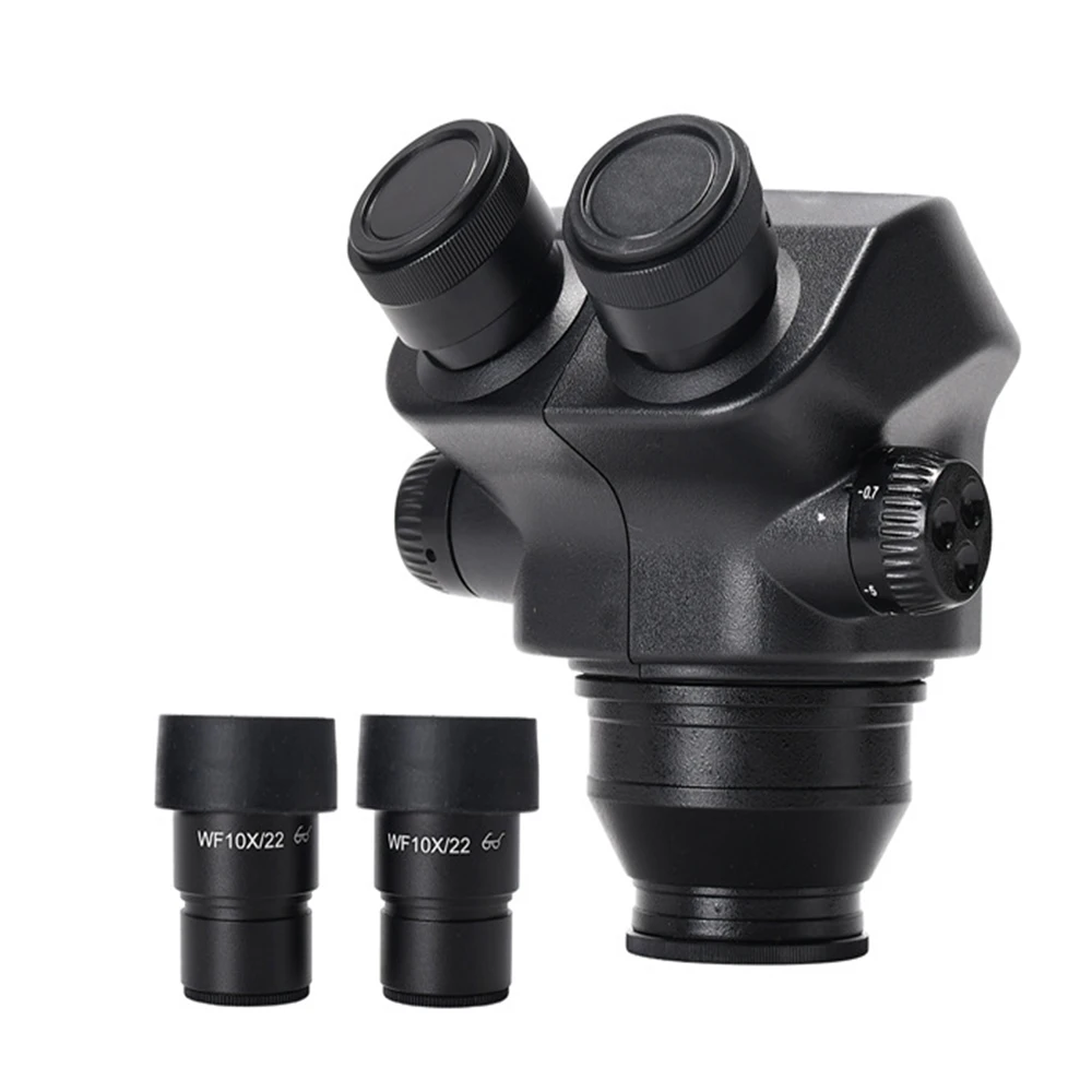 7-50x Triocular Binocular Stereo Microscope Lens Head Continuous ...