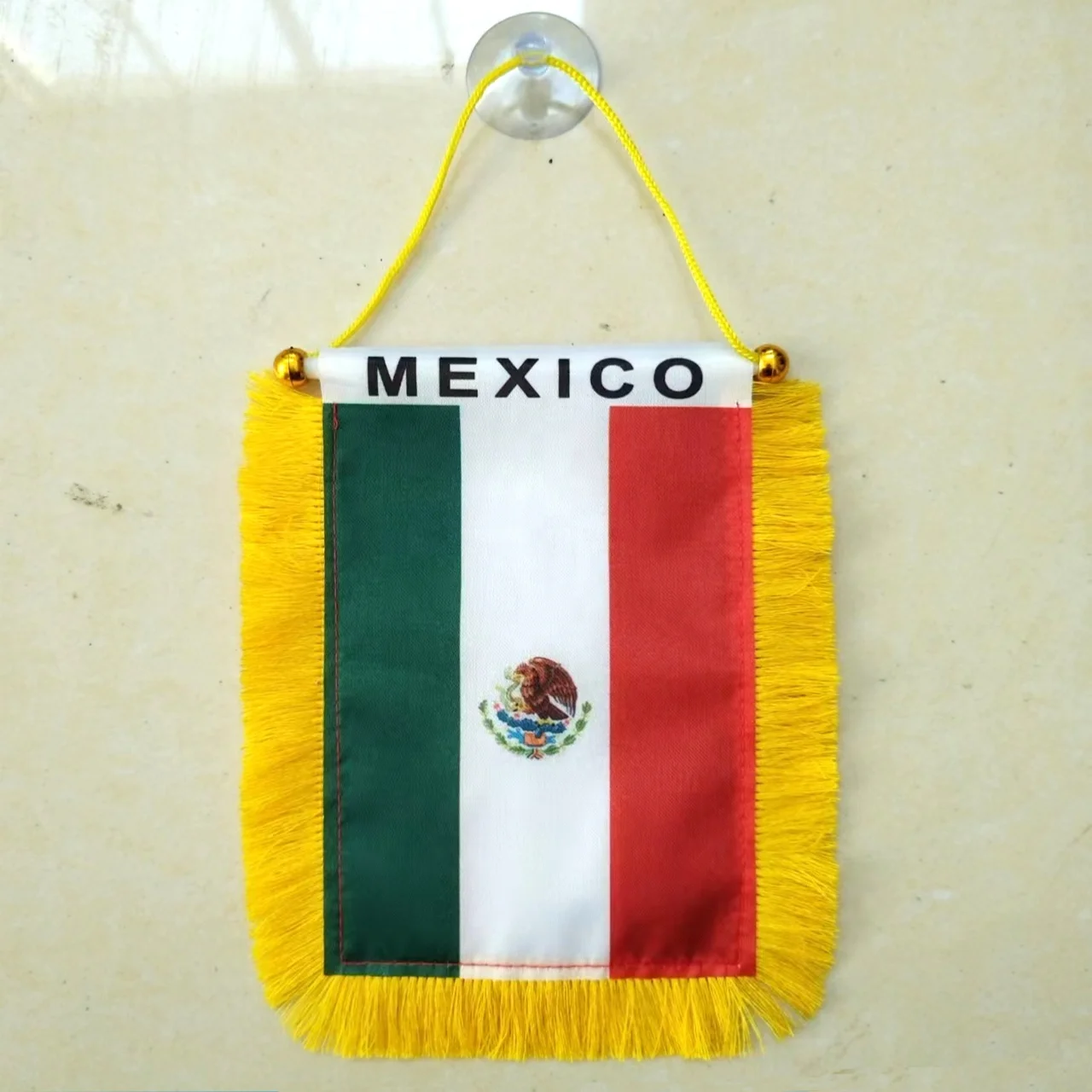 Mini Mexico Pennants - Durable 4''x6'' Flags for Cars