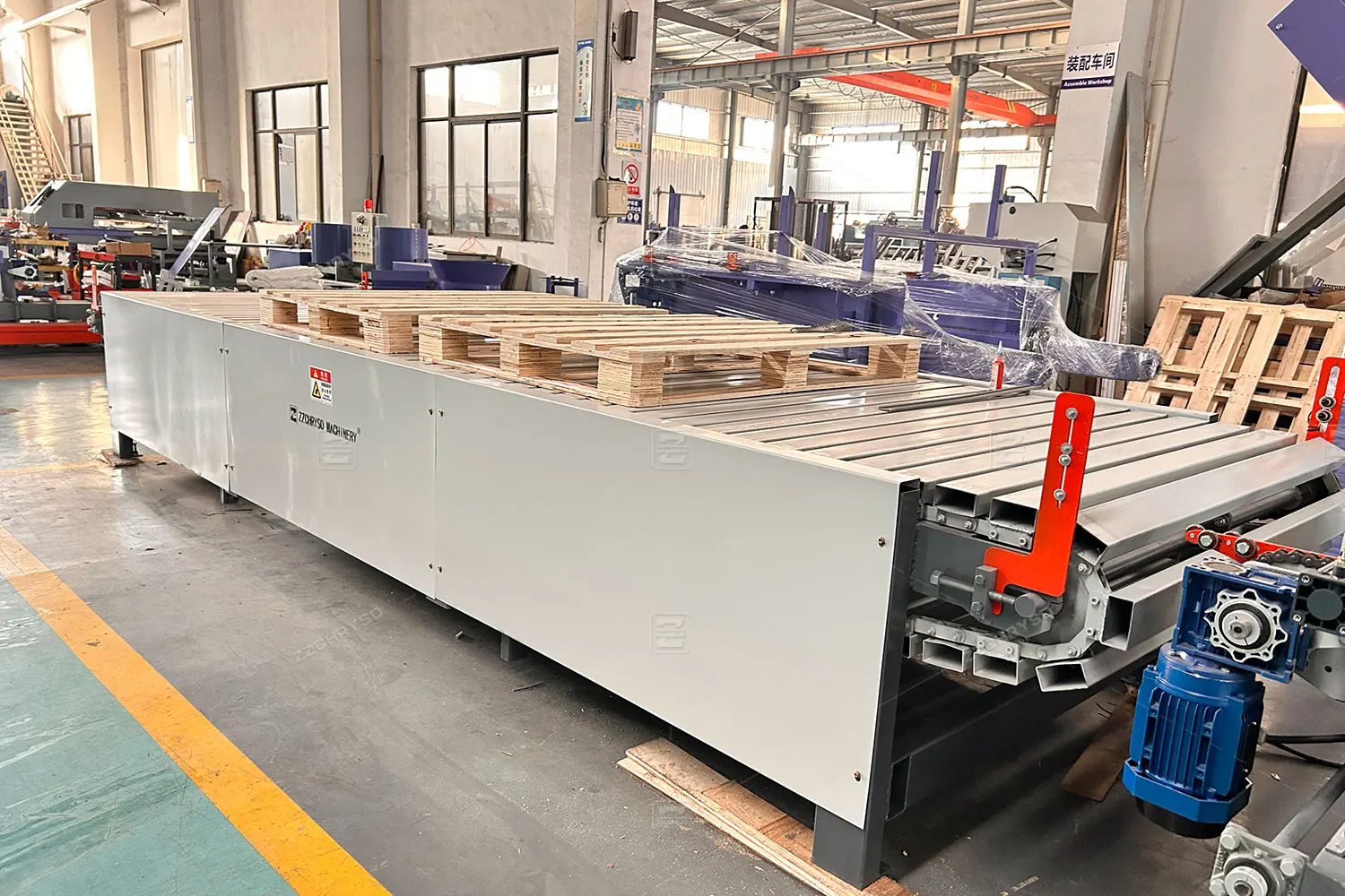 Wooden Pallet Stacker Wood Pallet Stacking Euro Automatic Nailing ...
