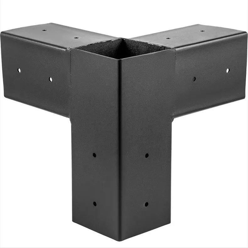4x4 Pergola Brackets,4-way Pergolas Corner Extension Brackets Steel ...