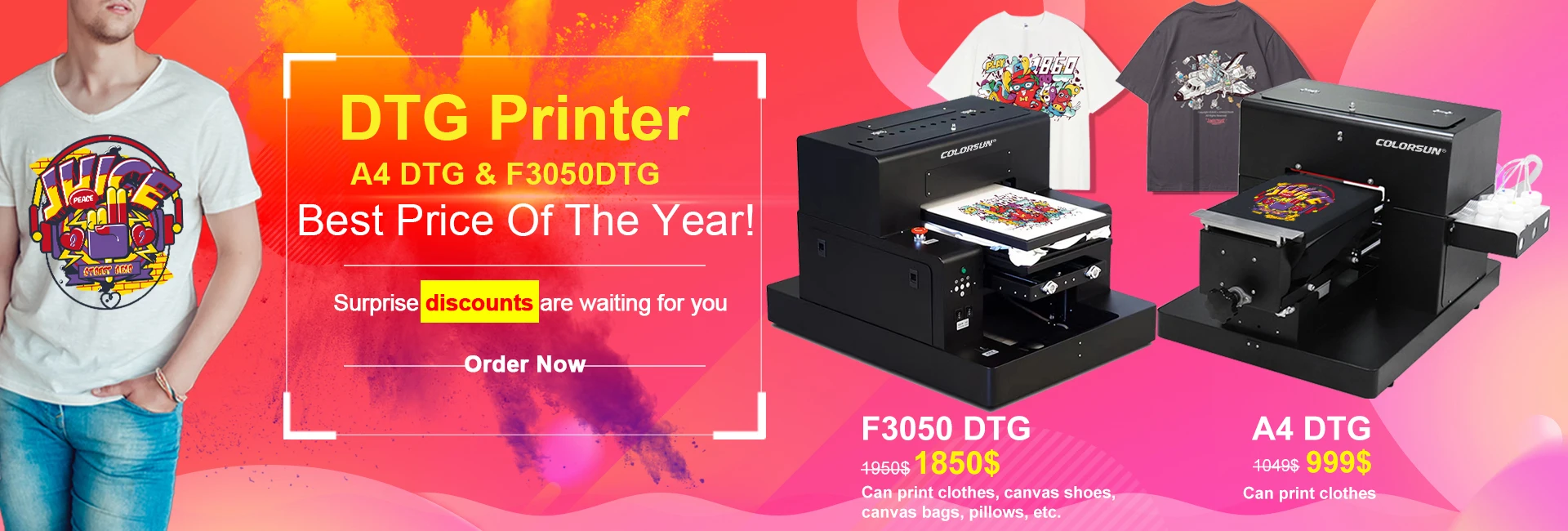 Shenzhen Colorsun Digital Technology Co., Ltd. - UV Printer, DTG Printer