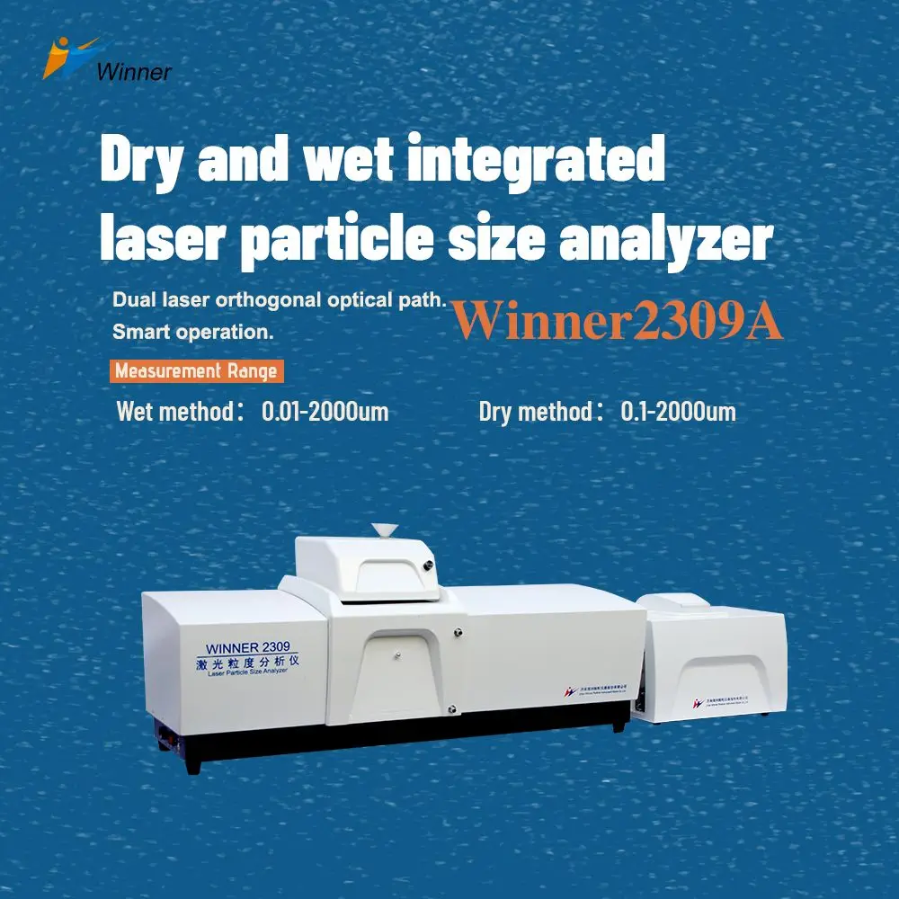Winner 2309a Wet And Dry Integrated Intelligent Laser Particle Size Analyzer Metal Analyzer Flue ...