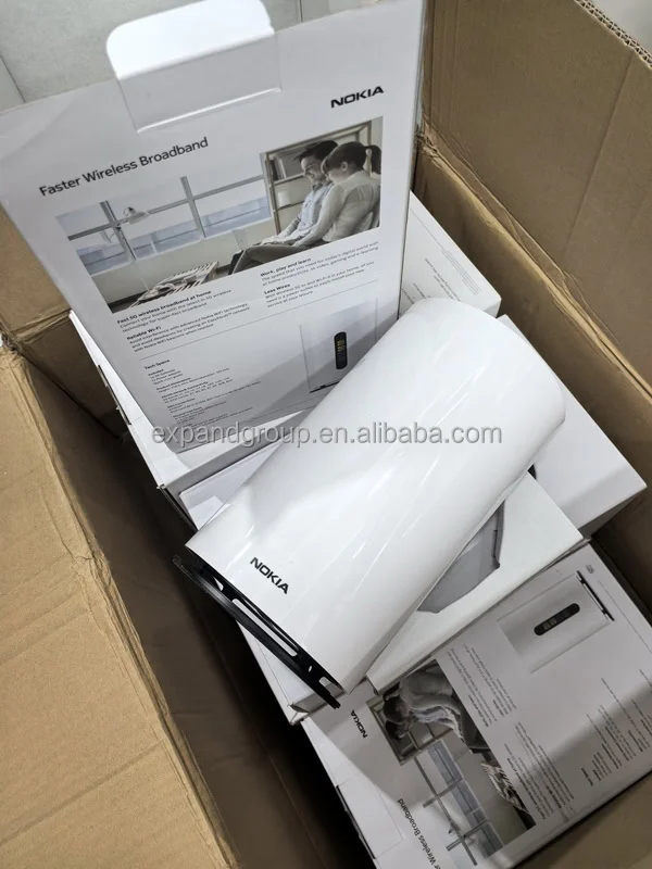 Nokia 5G CPE Router with Sim Card Slot RJ-45 Gige LAN Ports Multi-band ...