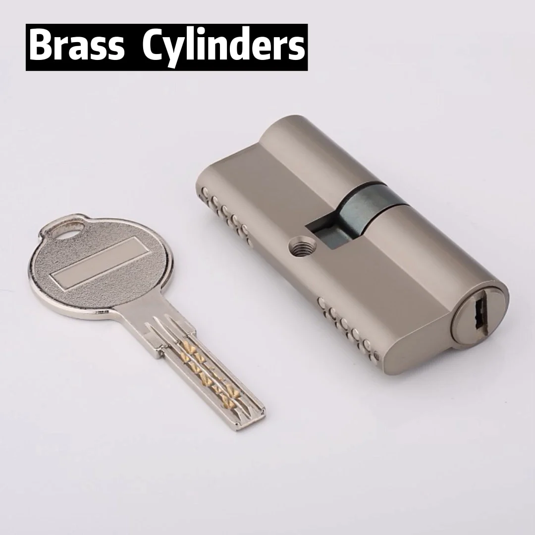 Euro Profile Mortise Lock Brass Core Body Double Open Cylinder Door ...