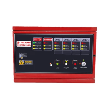 Conventional Fire Alarm Control Panel 1-32 With Red Color - Buy Loop ...