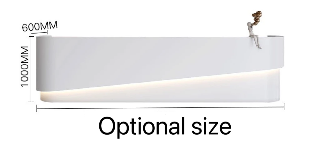 Hotel Led Light Wooden Cubicle Office Modular Furniture Front Desk ...