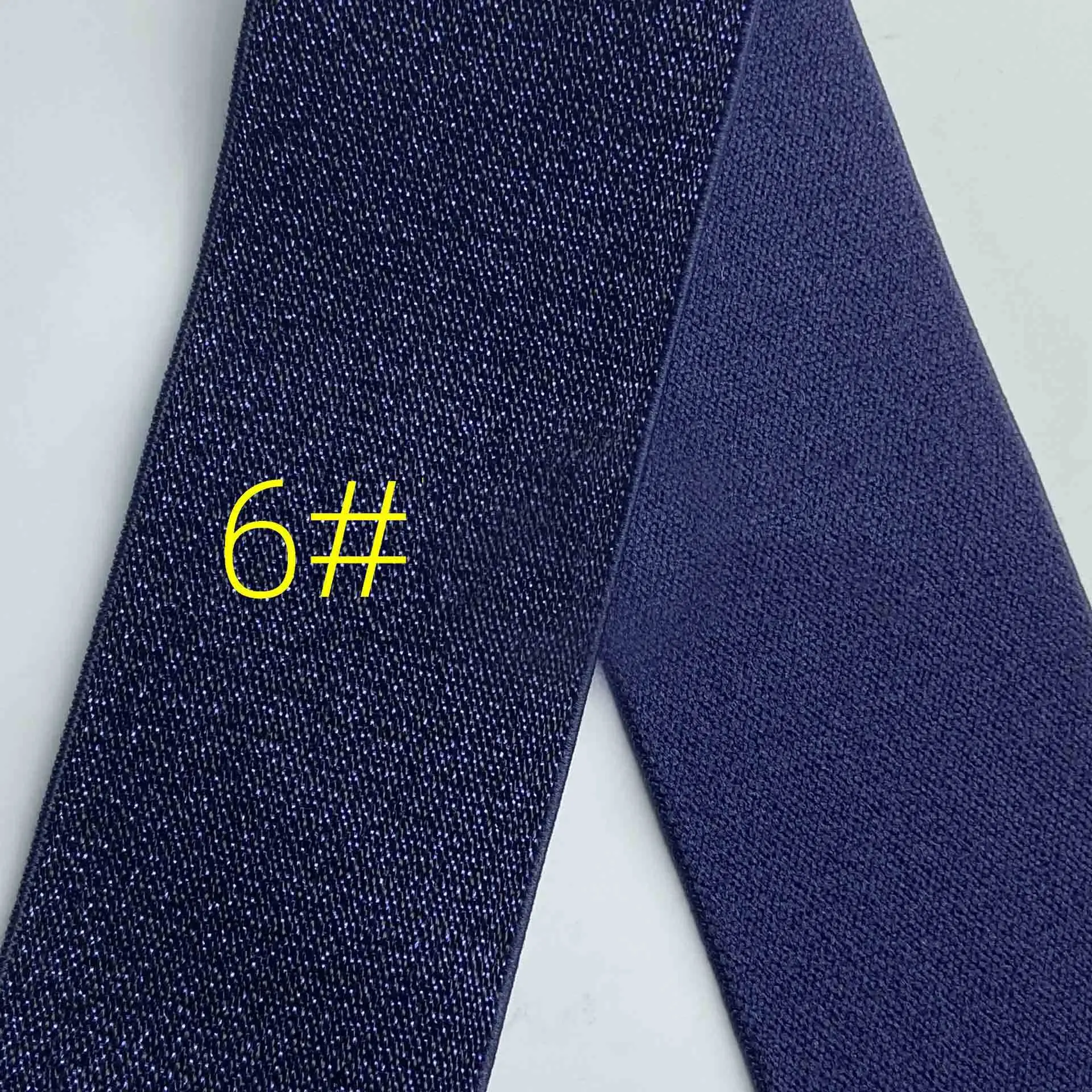 Golden Shiny Elastic Polyester Stretch Lurex Knitted Elastic Band ...