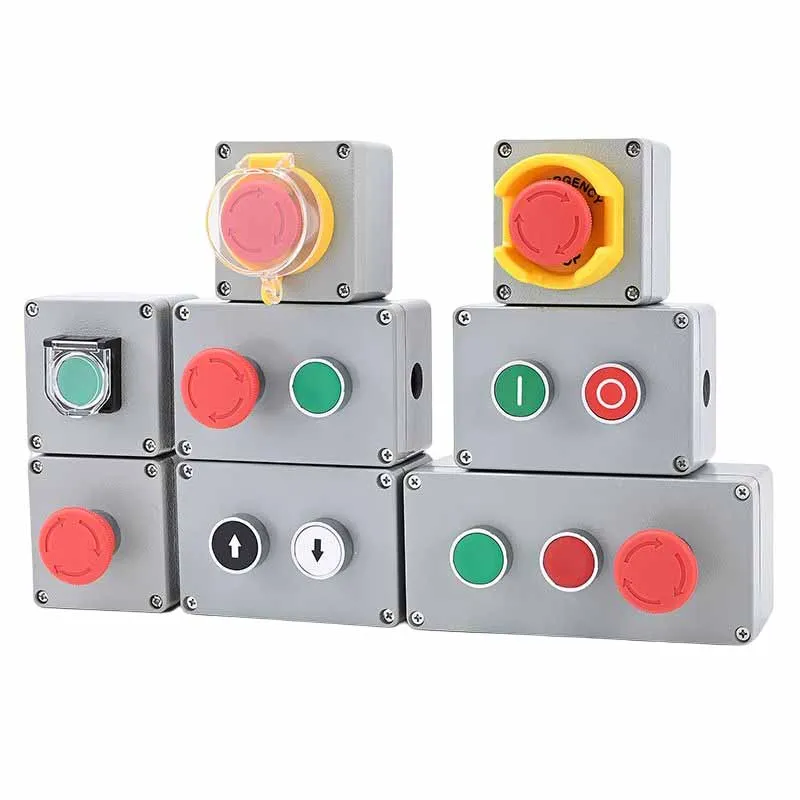 Customizable Push Button With Metal Cast Aluminum Control Box ...
