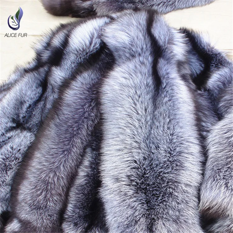 Silver Fox Skin Fur Pelts Genuine Silver Fox Fur Skin With Good Price ...