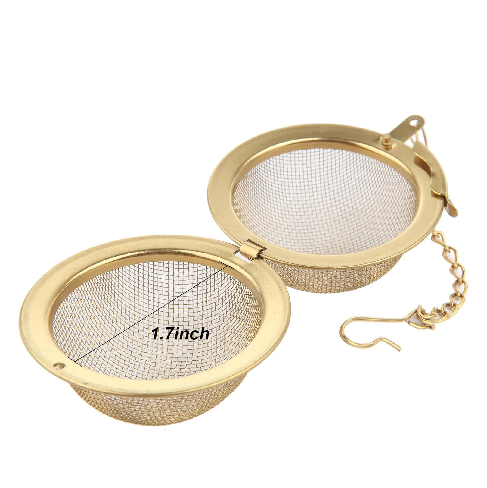 Stainless Steel Food Grade 304 Tea Ball Strainer Tea Pots Infuser for ...