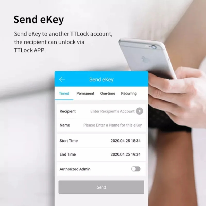 Smart TTLOCK APP Electronic Keypad Locker - Secure & Convenient