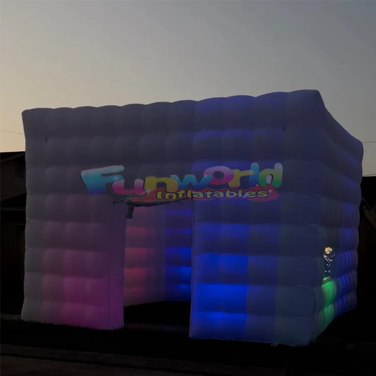 Backyard White Pvc Bar Inflatable Nightclub Tent Party Disco Inflatable ...