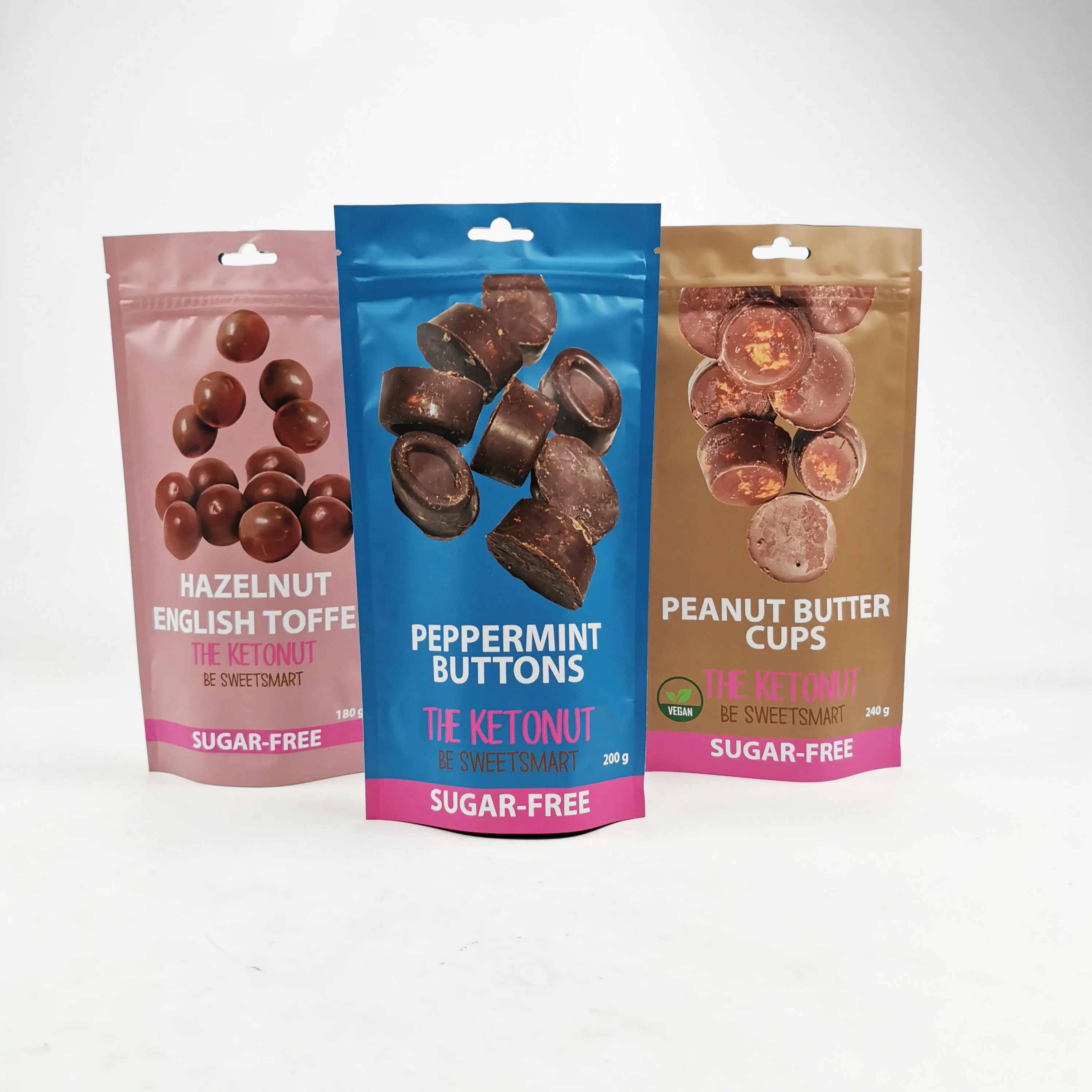 Custom Heal Seal Chocolate Snack Energy Bar Wrapper Biodegradable Paper ...