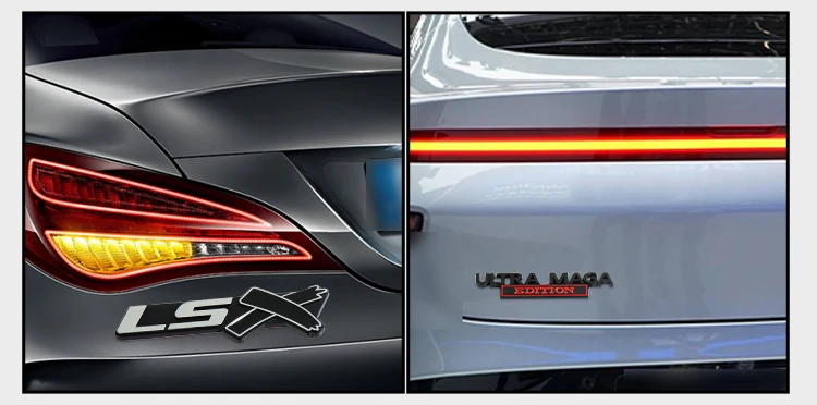 High End Letter Car Logo Emblems Custom Decoration Plate Embossed ...