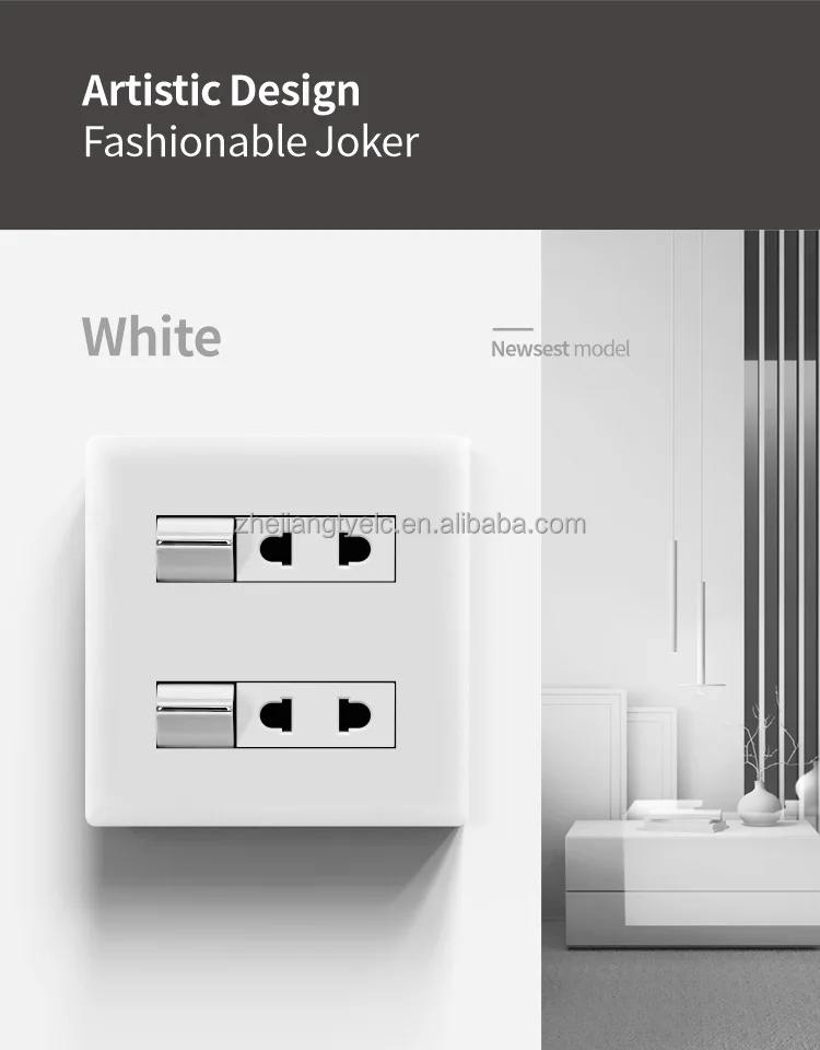 Tyelc Newest Design Pakistan White 10 Gang Switch Electric Light Switch China Wall Switch Socket ...