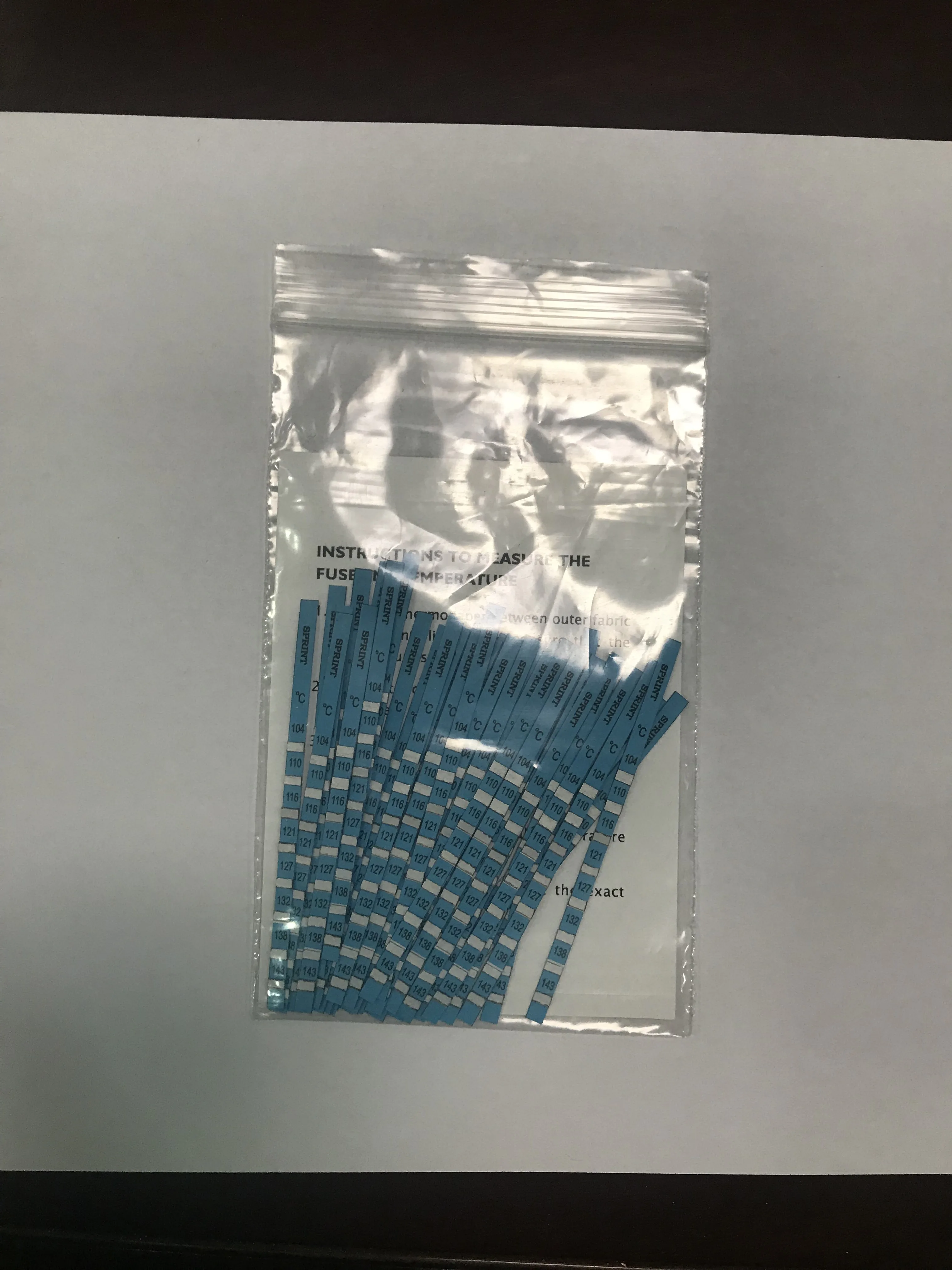 Fusing Temp Test Paper Low-tm --- 104- 149 Celsius Fusing Press Machine ...