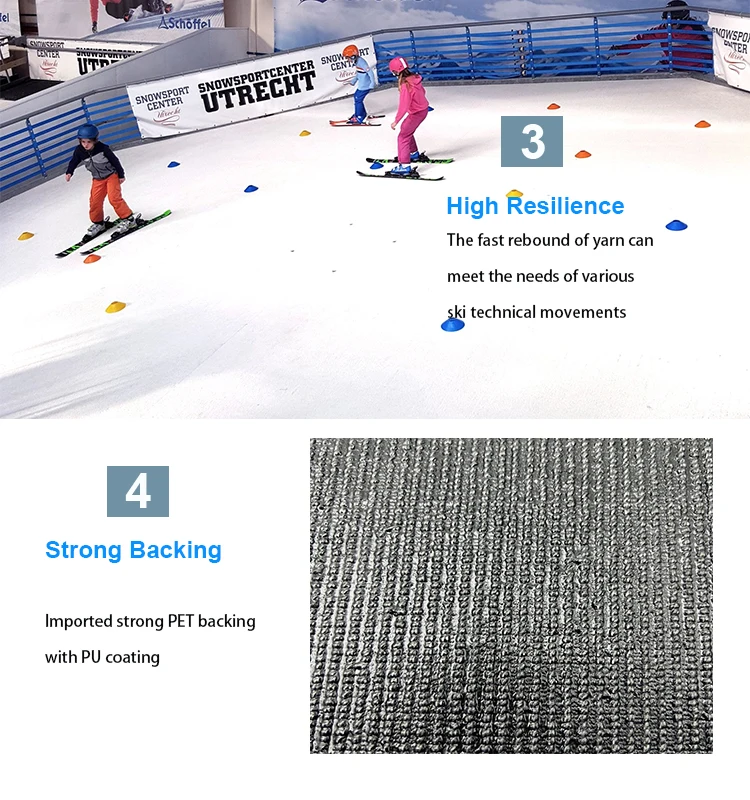 HANWEI GRASS - Durable Artificial Ski Turf for Resorts