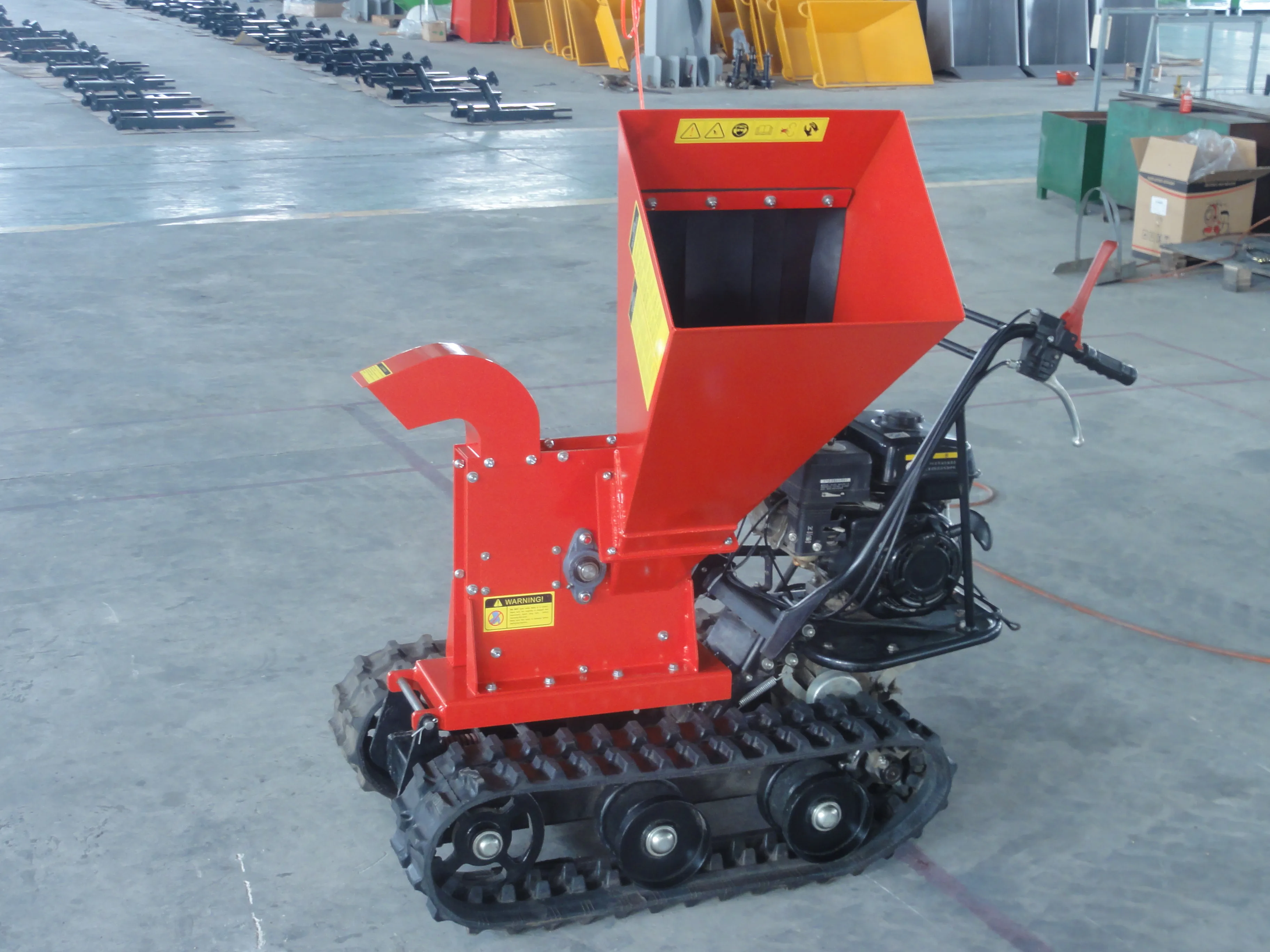 Shredder 13.5Hp/14Hp/15Hp Tree Branch Shredder Gasoline Engine PTO Wood ...