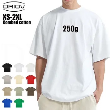 Custom 250 Gsm Tshirt High Quality Mens Shirts Luxury Drop Shoulder T ...
