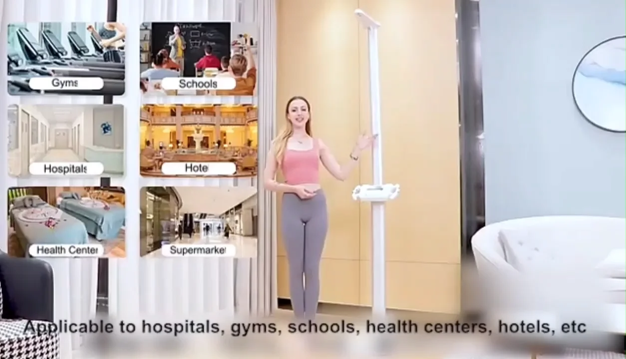 Automatic Measuring Machine Height Weight Scale - Buy Height And Weight ...