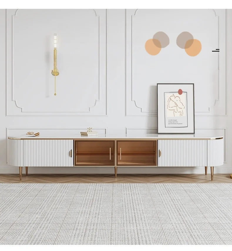 Modern Wooden Console Bench Tall Console Cabinet Office Tv Stand Wall ...