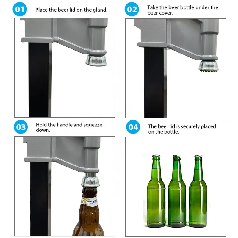 Bench Bottle Capper - Efficient Manual Capping Machine