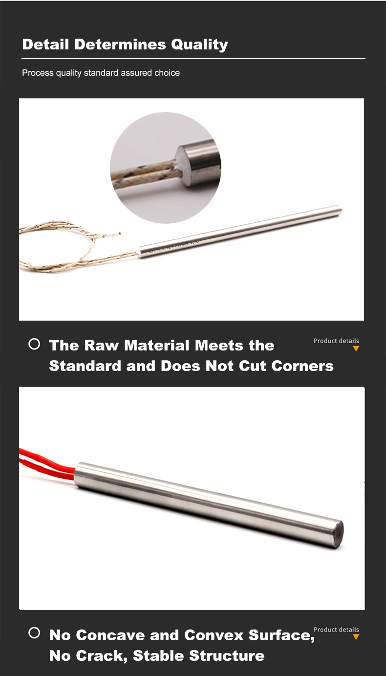 220V 80/250/400/700/800W Immersion Cartridge Heater Heat Heating ...