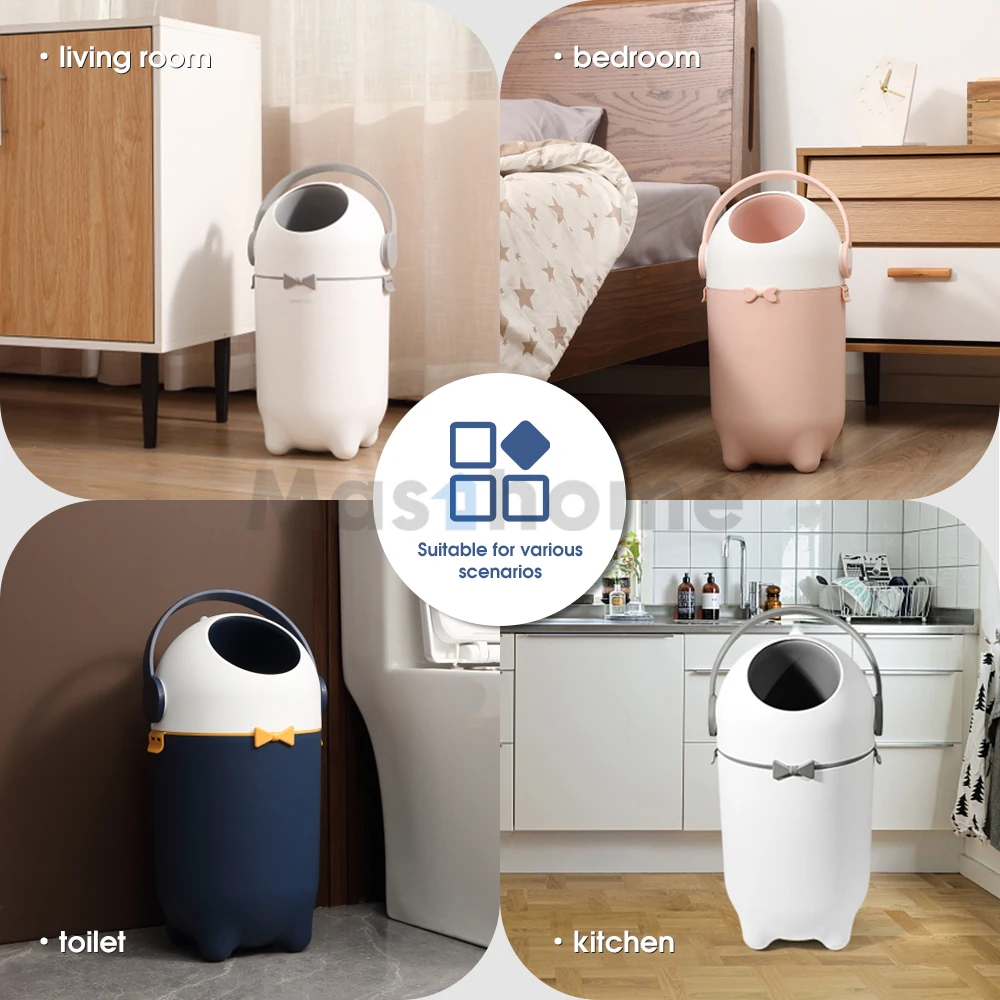 Custom Anti Odor Baby Diaper Disposal Bin - 10L Capacity