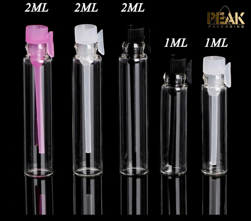 1ml 2ml 3ml Mini Glass Perfume Vial Perfume Sample Vial Tester Bottle ...