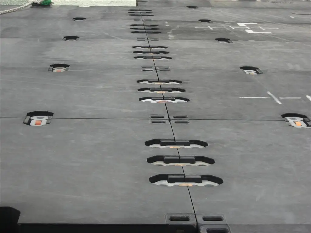 Rigifloat Pontoon System Modular Barge With Iso Freight Sizes - Buy ...