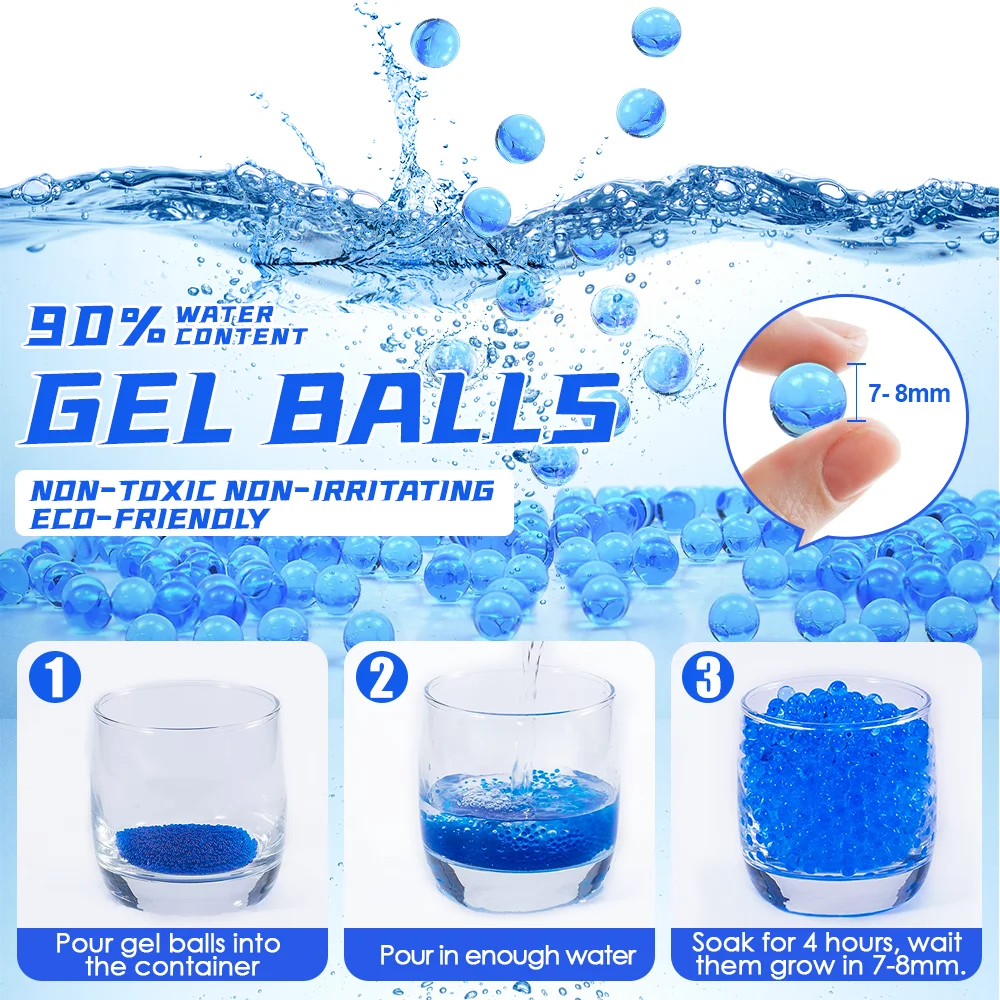 2023 Toy Airsoft Splat Gel Ball Gun Blaster Pistol Electric Rifle ...