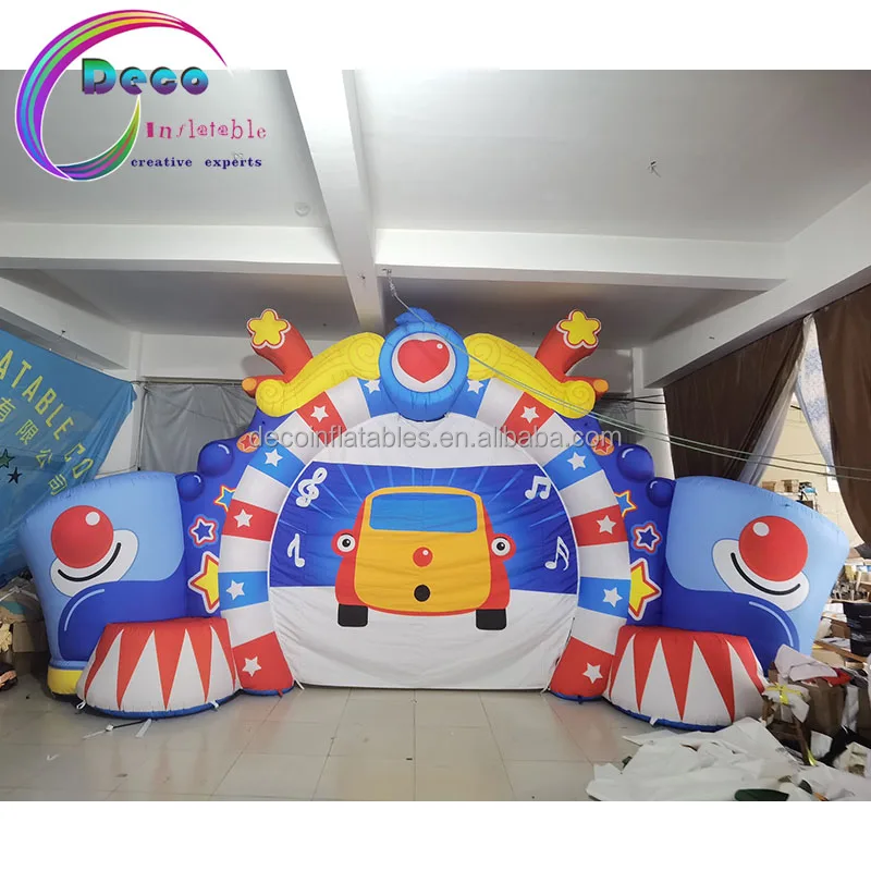 Circus Party Inflatable Cartoon Entrance Inflatable Clown Arch - Buy ...