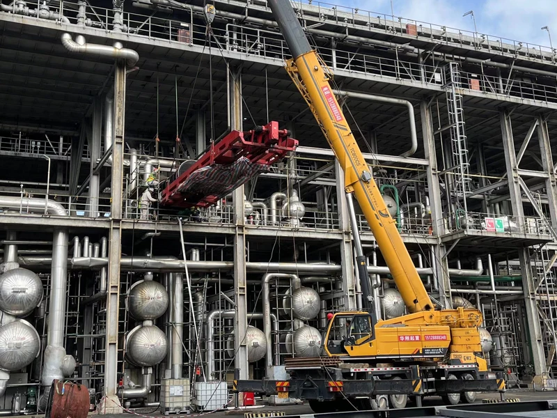 35 Ton HEAT EXCHANGER TUBE BUNDLE EXTRACTOR Model SD140-9B