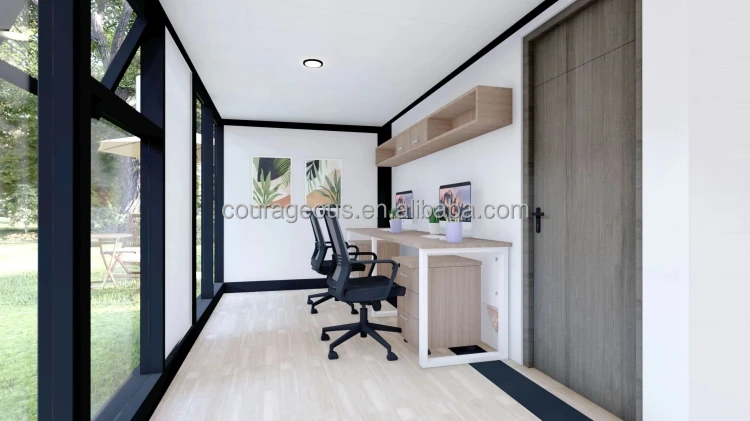 Luxury 40ft Prefab Cottage House Storage Container for Home Workshop ...