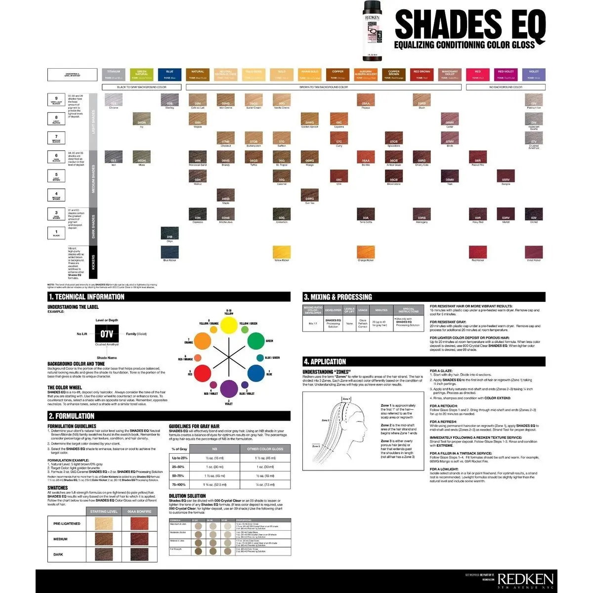 Redken Shades EQ Demi Permanent Hair Color Volcanic #884486389282 60ML ...