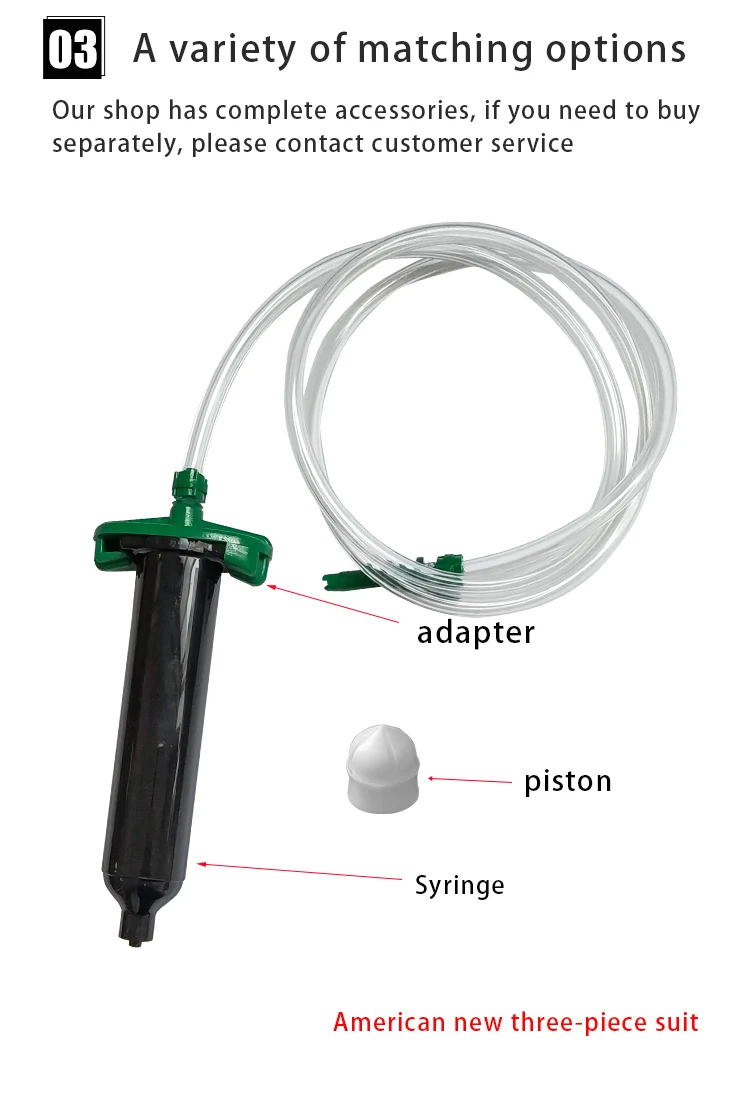 Industrial Uv Syringes Dispenser Glue Barrels Black Us New Style 3cc ...
