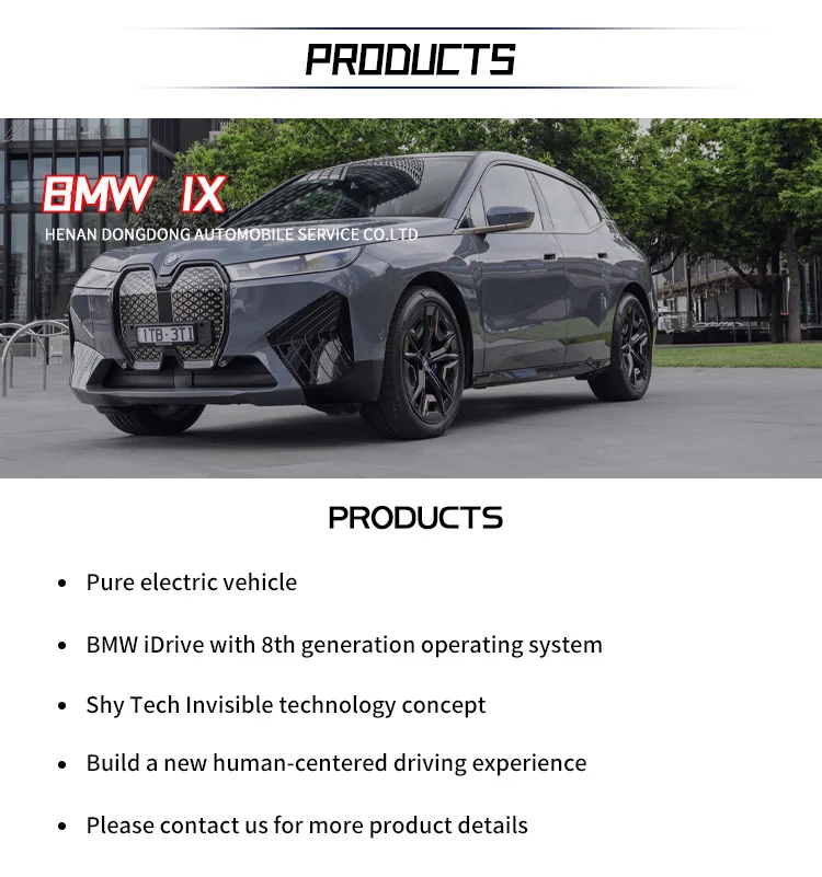 Bmw Ix 2024 M60 Pure Electric Mid-size Suv 5-door 5-seat New Energy ...