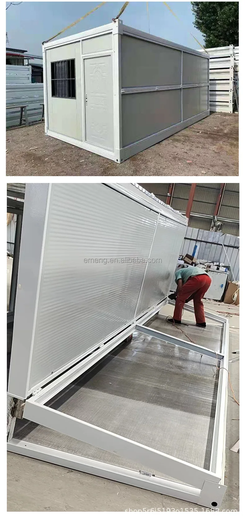 Modular House Eco Capsule Prefabricated 20ft Flat-pack Prefab Container ...