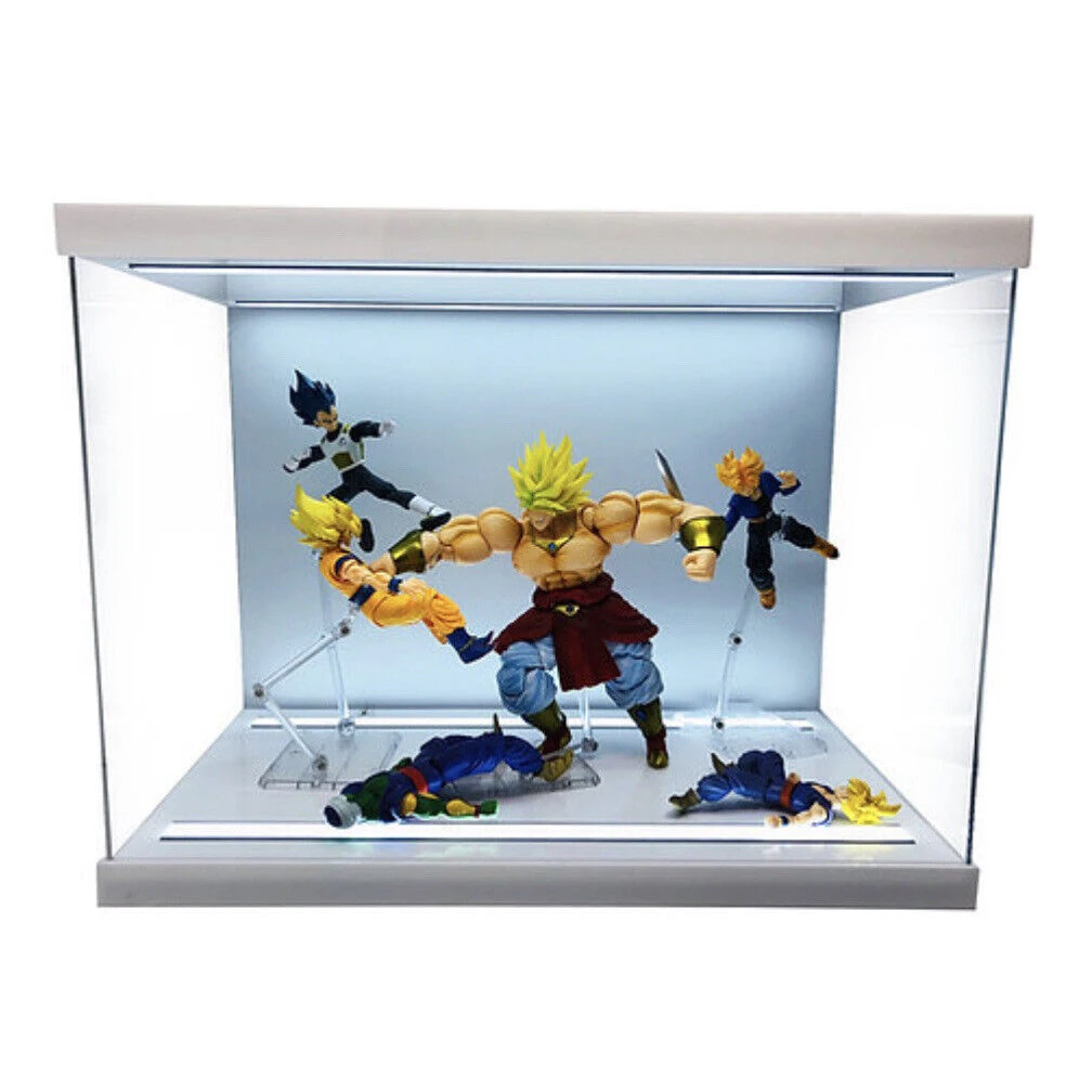 Custom Design LED Lighted Acrylic Display Case for Action Figures