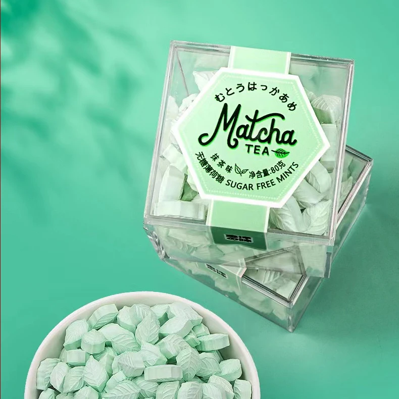 High Quality Gum 80g Fresh Matcha Mint Gum Food Snacks Wholesale Exotic ...