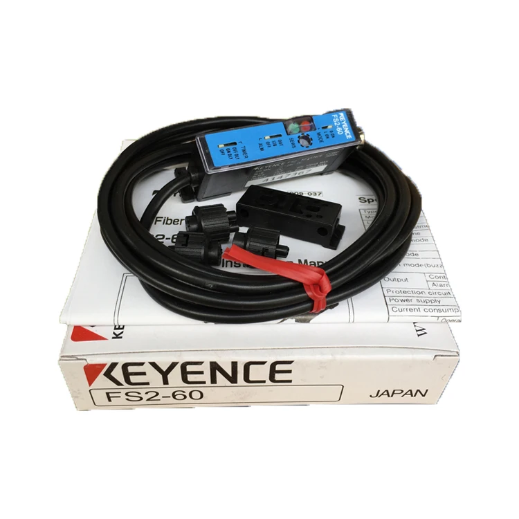 Fs2-60fiber Amplifier Vernier Capacitor With Long Detect Distance Npn Collector Open Circuit 8 ...