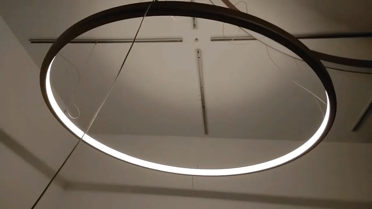 Aluminum Indirect Emitting Led Pendant Lamp With Round Ring Shape - Buy ...