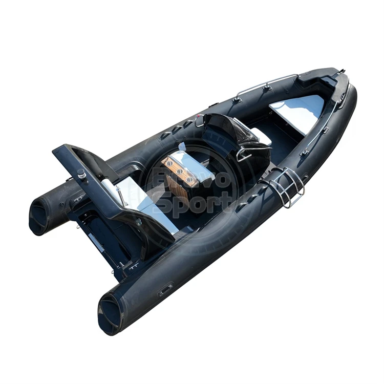 20ft Ce Europe Rowing Hypalon Fiberglass Double Hull Rib580 Inflatable ...
