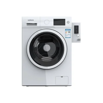 Coin-operated Fully Automatic Commercial Front-loading Washing Machine ...