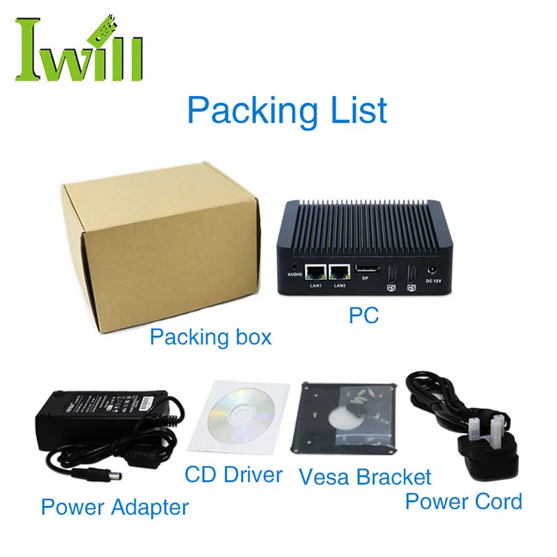 Small Sample Thin Client Cele-ron N3160 Quad Core Dual Nic X86 Single Board 4k Mini Pc With ...